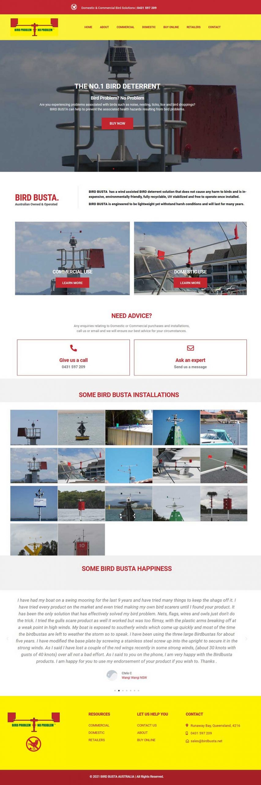 Birdbusta Queensland - The Local Team